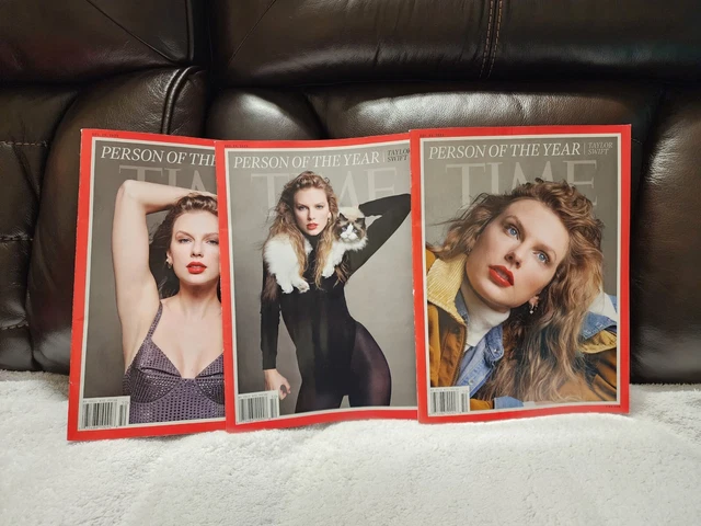 TAYLOR SWIFT TIME Magazine December 2023 Person of The Year *SET OF ALL THREE* $60.82 - PicClick CA