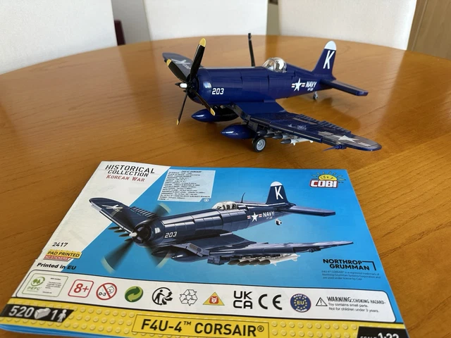 COBI 2417 FLUGZEUG F4U-4 Corsair Klemmbausteine zerlegt EUR 15,00 ...