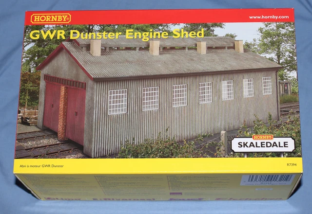 HORNBY SKALEDALE R7394 GWR Dunster Engine Shed OO Gauge BNIB £44.95 ...