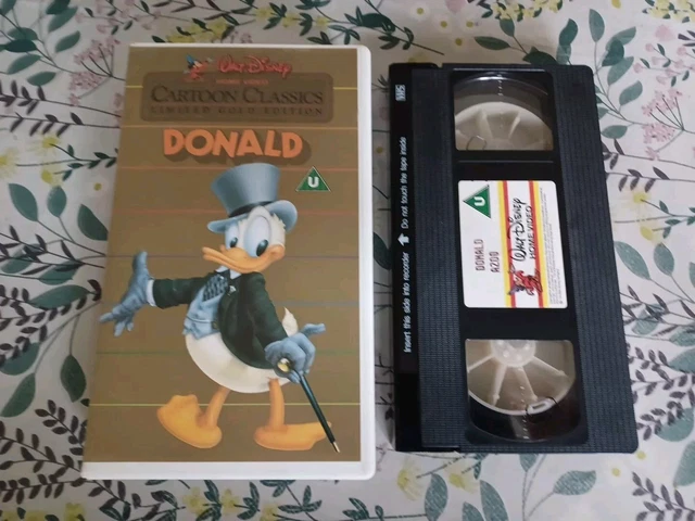 DONALD GOLD EDITION Walt Disney VHS Video EXCELLENT CONDITION FREE ...