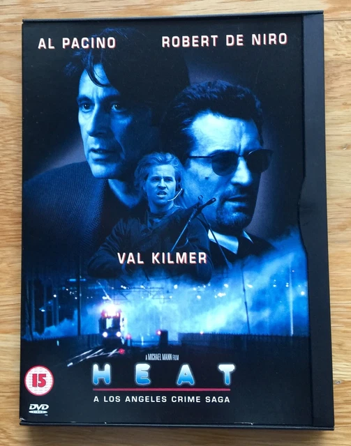 DVD MICHAEL MANN Heat Warner Snapper Case Robert De Niro Al Pacino Val ...