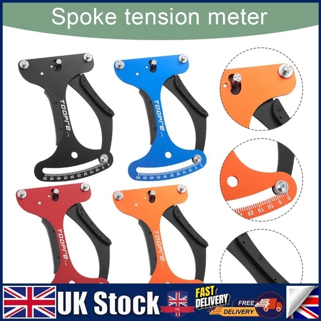 SPOKE TENSION METER Wire Tension Adjustment Tool Ergonomic for Mountain ...