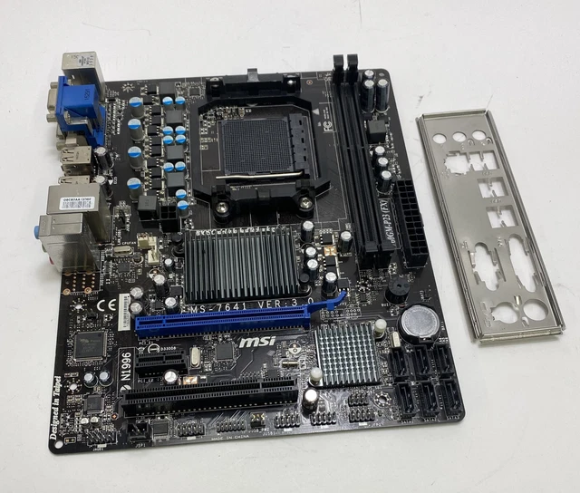 MSI MS-7641 / 760GM-P23 (FX) Socket AM3b AMD Motherboard with Back ...