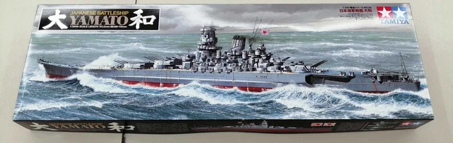 TAMIYA JAPANESE BATTLESHIP Yamato 1/350 Scale Plastic Model Kit from ...