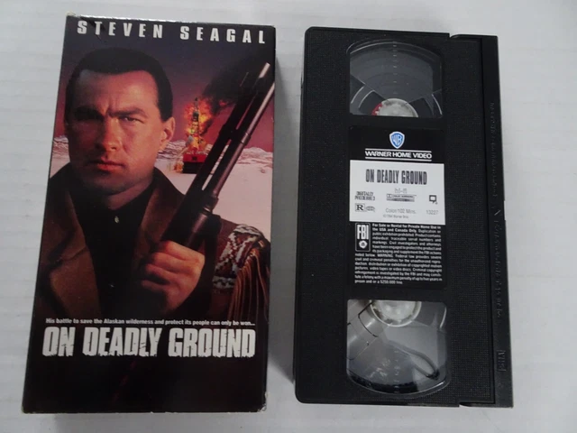 ON DEADLY GROUND VHS Tape with Steven Seagal & Billy Bob Thornton ...