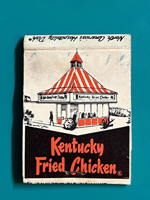 VINTAGE KFC KENTUCKY Fried chicken matchboook Box “Finger Lickin Good ...