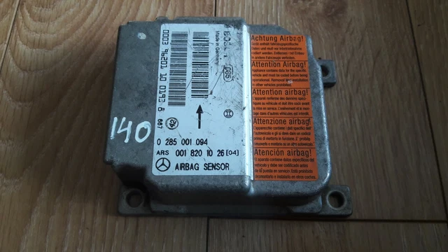 MERCEDES-BENZ W202 AIRBAG Control Module Unit Ecu 0018201026 #140 EUR ...