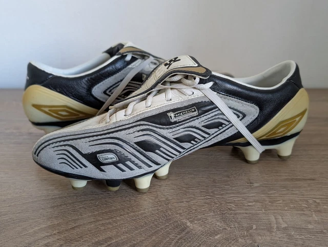 UMBRO MICHELIN PERFORMANCE Titanium Wishbone Leather Football Boots SX ...