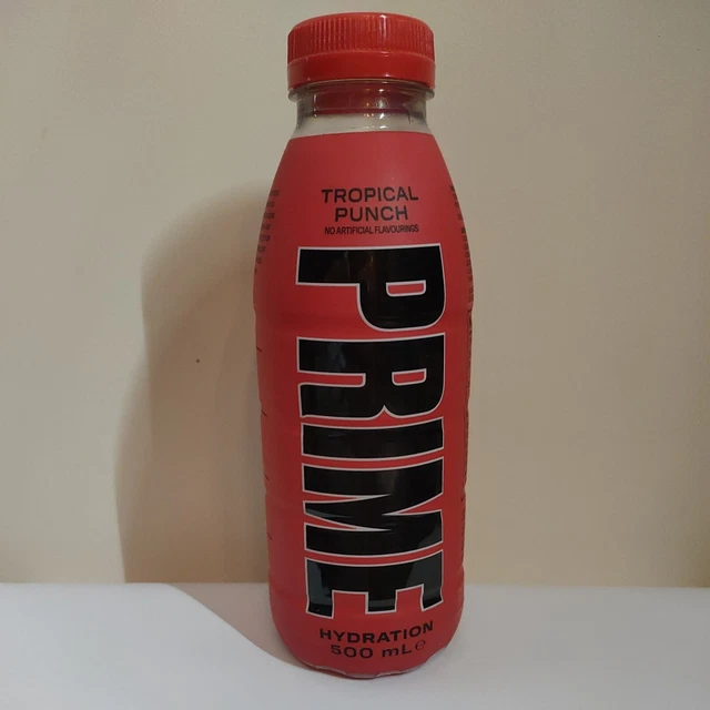 PRIME HYDRATION ENERGY Drink - Tropical Punch, 500ml £3.99 - PicClick UK