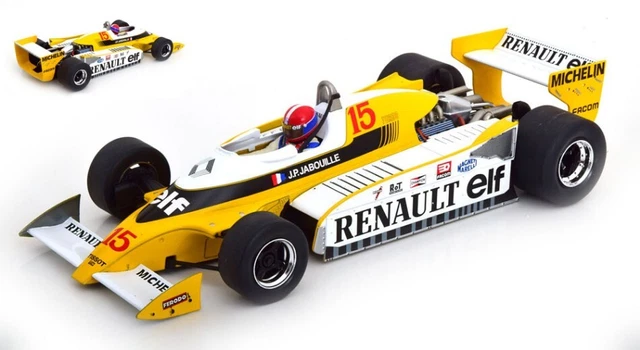 MODEL CAR FORMULA 1 F1 Scale 1:18 Renault RS10 French Gp 1979 vehicles ...