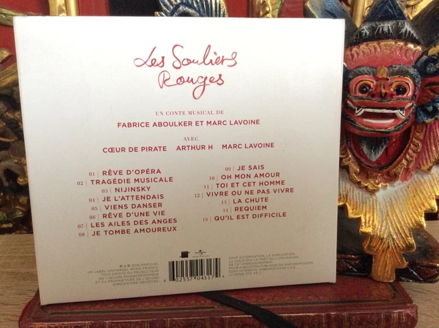 LES SOULIERS ROUGES - Fabrice Aboulker/Marc Lavoine - CD 2016 - TRÈS ...