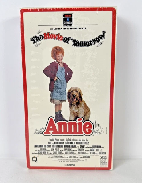 ANNIE VHS NEW Sealed Rare The Movie of 'Tomorrow' 1981 Tri Star Carol ...