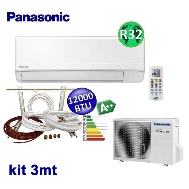 CLIMATISEUR SPLIT INVERTER mono 12000 BTU Panasonic série BZ - R32 A++ ...
