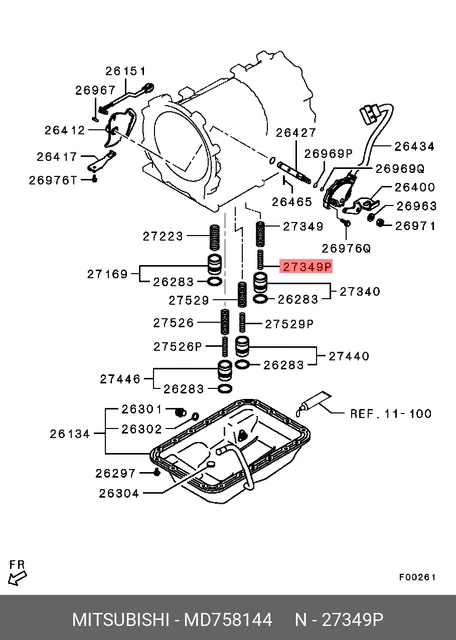 TRASMISSIONE AUTOMATICA MOLLA originale OE U/D CL batteria per ...
