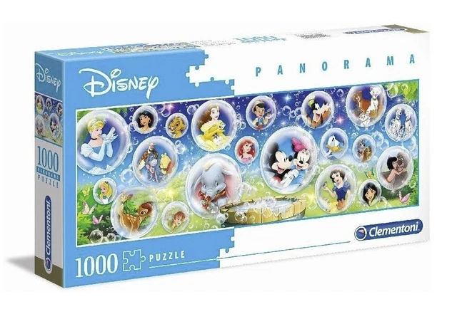 DISNEY CLASSIC PANORAMA 1000 Pce Jigsaw Puzzle Characters Stars in ...