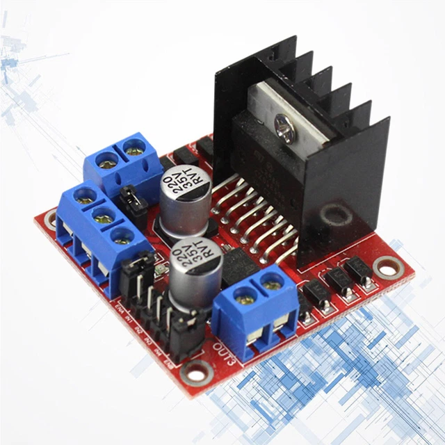 DC STEPPER MOTOR Driver Module L298N Board Dual H Bridge Controller ...