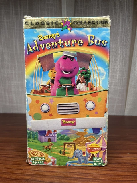 BARNEY - BARNEYS Adventure Bus (VHS, 1997) £7.06 - PicClick UK