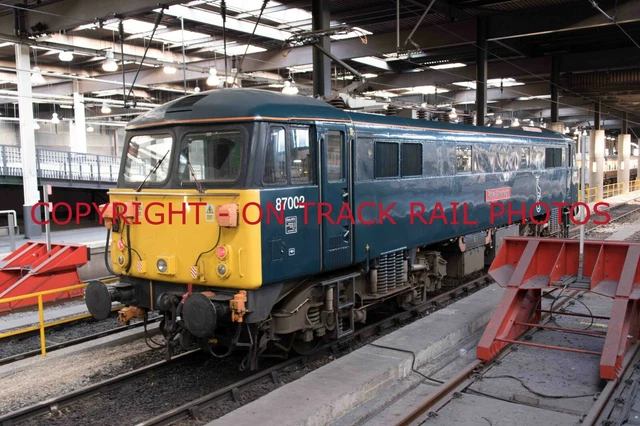 UK RAILWAY PHOTOGRAPH Of Class 87 Locomotive 87002. Rm87-136 £1.70 ...