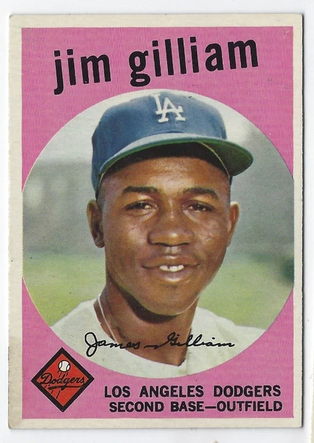 1959 TOPPS JIM Gilliam Dodgers de Los Angeles #306 EUR 6,73 - PicClick FR