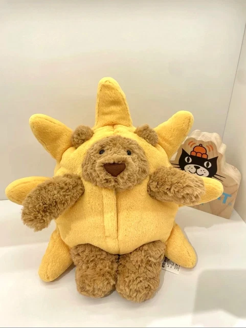 28CM JELLYCAT BARTHOLOMEW Sun Outfit sun bear plush doll Tag+ Dust Bag ...