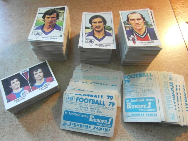 ORIGINAL FOOTBALL STICKERS PANINI FOOT 79 1979 FRANCE Choisir dans ...