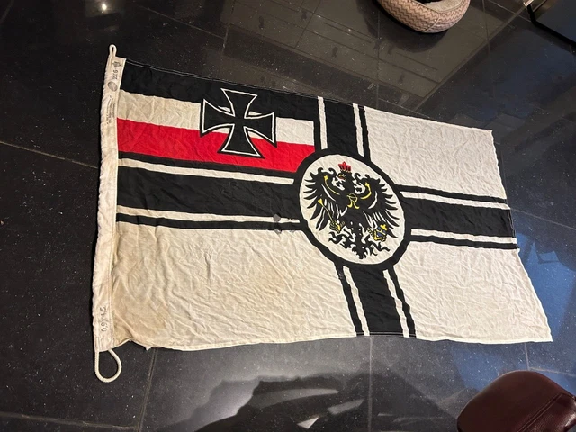 ORIGINAL WW1 IMPERIAL German Army Flag Dated 1916 - Battle Damaged £114 ...