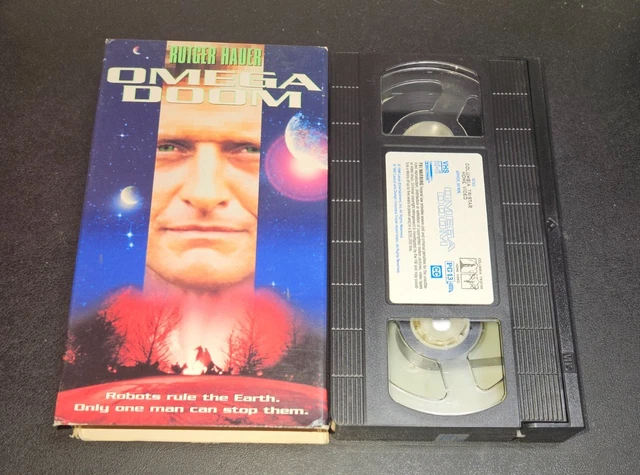 OMEGA DOOM (VHS, 1996) Rutger Hauer Rare Sci-Fi Thriller HTF OOP Non ...