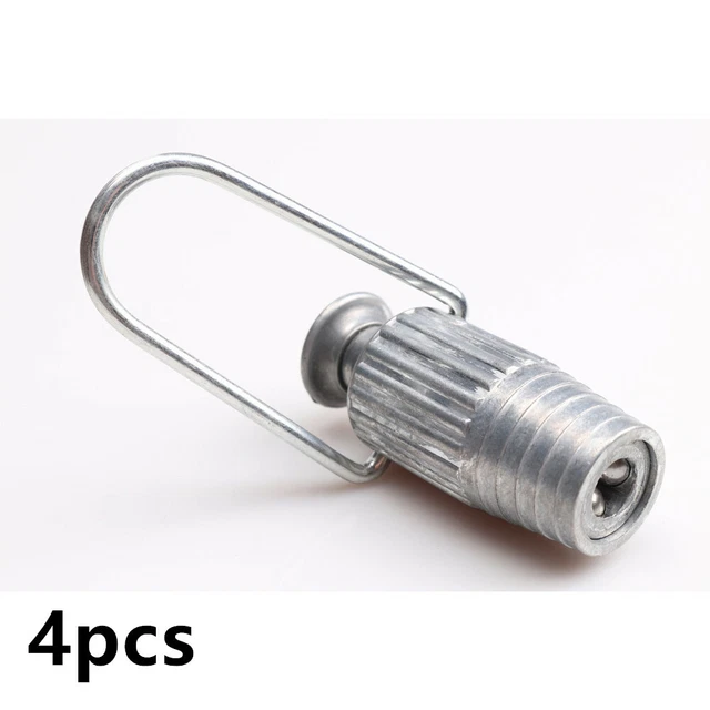 4 METAL CLOTHESLINE Rope Tightener For Pulleys Fixed Clothe Laundry ...