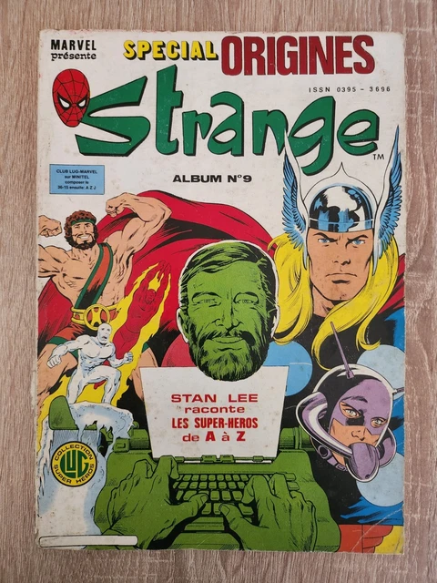 BD - STRANGE Album N°9 - Spécial Origines - MARVEL COMICS - LUG 1987 ...