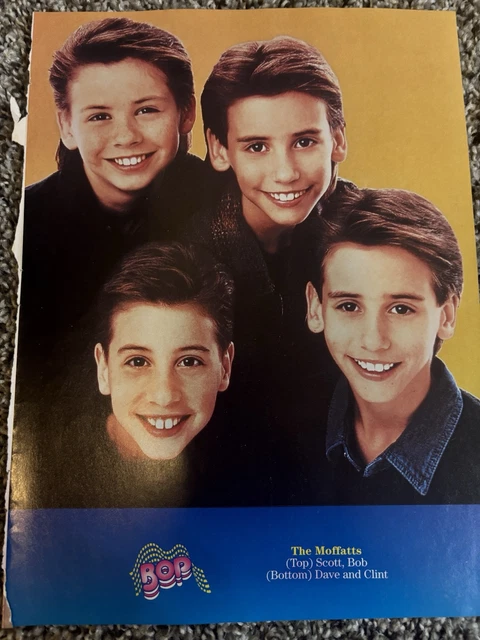 RARE 90S YOUNG BOY GROUP THE MOFFATTS BIG BOPPER MAGAZINE CLIPPING ...