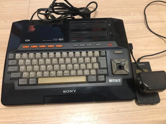 MSX SONY HIT BIT Home Computer HB-101 Black JAPAN Retro Game 1984 MEZZO ...