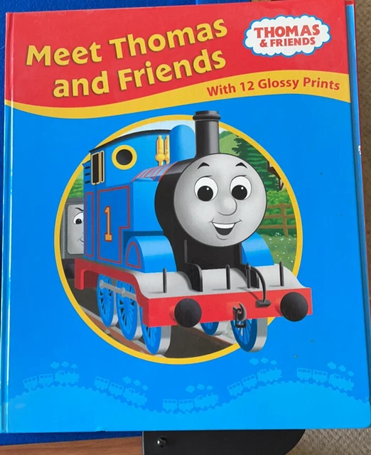 THOMAS THE TANK Engine Book “Meet Thomas And Friends” With 12 Glossy ...