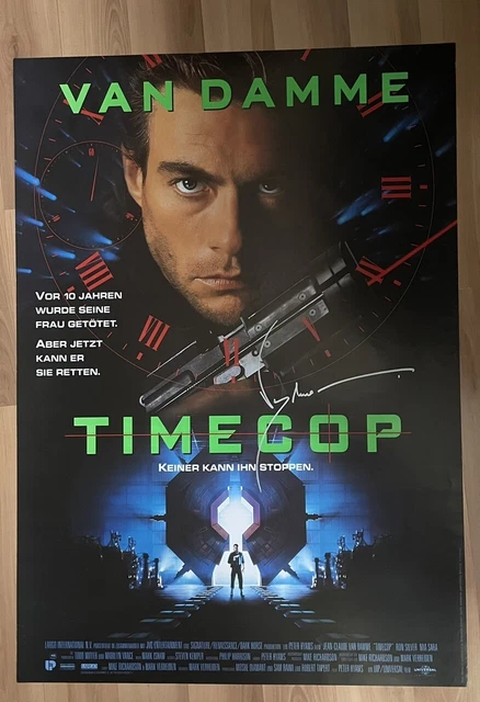 AUTOGRAMM JEAN-CLAUDE VAN Damme Timecop Poster A1 EUR 210,00 - PicClick FR