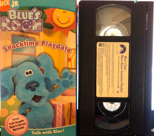 BLUE’S ROOM - Snacktime Playdate VHS 2004 Nick Jr Nickelodeon Cartoon ...