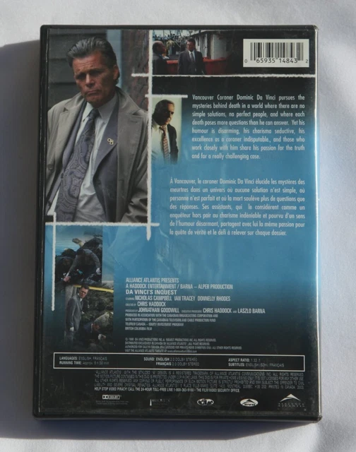 DA VINCI'S INQUEST Seasons 1 & 2 (DVD Sets, 2007, Full Screen), EN/FR ...