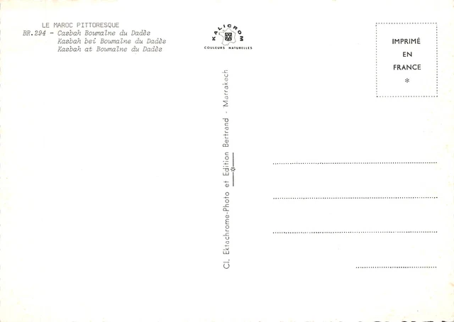 MAROC KASBAH ET Boumalne Du Dades Kasbah Et Boumalne Du Dades EUR 6,50 ...