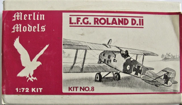 L.F.G. ROLAND D.II Merlin Models | No. 8 | 1:72 EUR 19,99 - PicClick FR