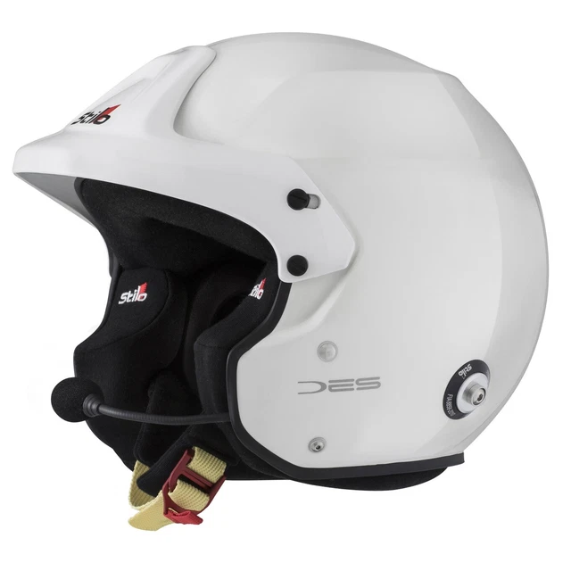 STILO TROPHY DES Plus Casco Rally In Bianco FIA 8859-2015/Snell SA2010 ...