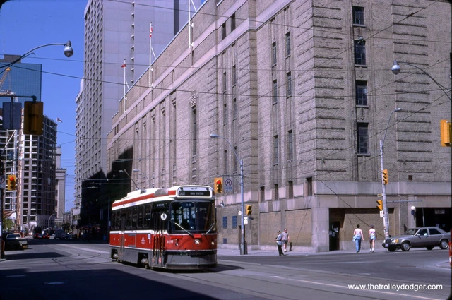 TTC TORONTO CLRV Trolley Streetcar #4099 1991 35 mm Original Kodachrome ...