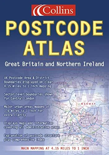 POSTCODE ATLAS OF Great Britain and Northern Ireland... EUR 45,04 ...