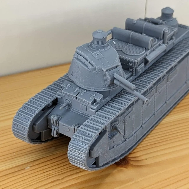 28MM SCALE, BOLT Action, Super heavy tank Char2c, tabletop, WW2, France ...