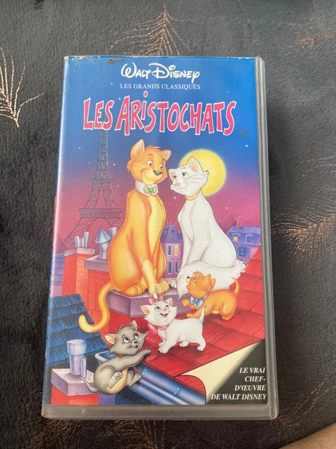 CASSETTE VHS LES Aristochats - Dessin animé Walt Disney "Les grands classiques". EUR 100,00 ...
