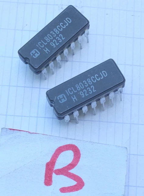 HARRIS INTERSIL ICL8038CCJD circuit intégré DIP 14 EUR 7,20 - PicClick FR