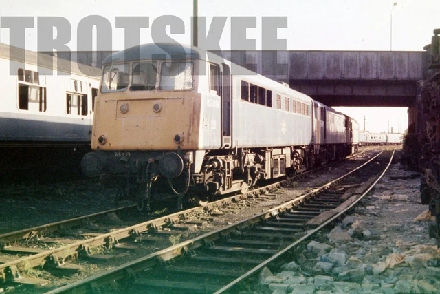 35MM SLIDE BR British Rail Electric Loco Class 85 85019 1990 Vic Berry ...