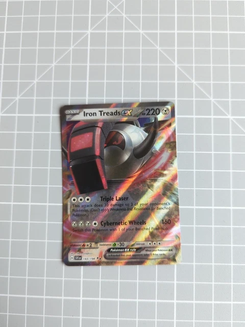 POKÉMON TCG IRON Treads ex Scarlet & Violet Base Set 143/198 Regular ...