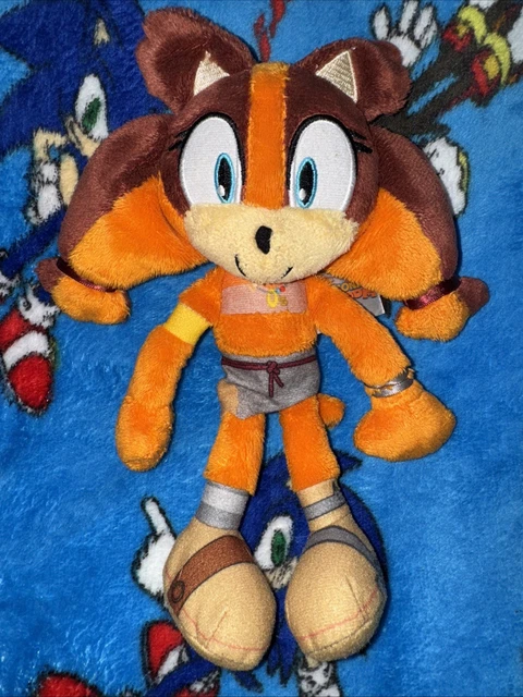TOMY SONIC THE Hedgehog Sonic Boom Sticks The Badger Soft Plush Toy ...