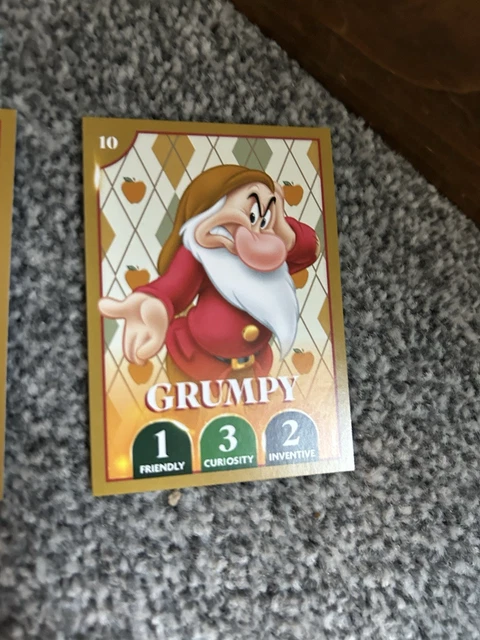 MORRISONS DISNEY CHRISTMAS Party Trading Card Grumpy 10 £1.17 - PicClick UK