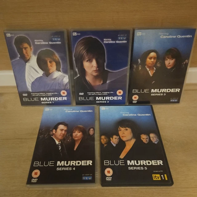 BLUE MURDER THE Complete Series 1-5 DVD Caroline Quentin 9 Disc Set VGC ...