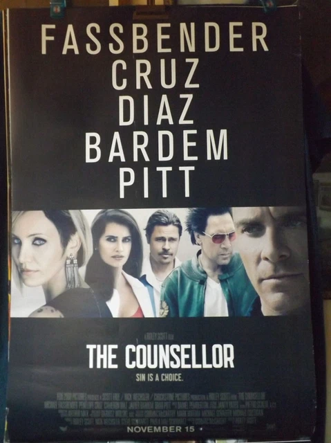 THE COUNCILLOR MICHAEL Fassbender Original One Sheet Cinema Poster £9. ...