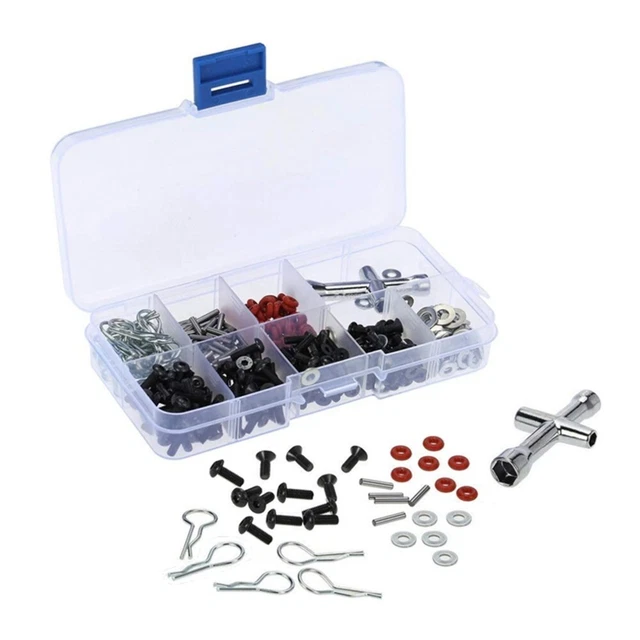 RC VIS KIT Avec Bo?te DIY Modifi Outil R paration Mat riel Attaches 1:8 1:10 EUR 19,96 - PicClick FR